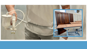 Spraying polyurethane with an HVLP spray gun - 2024