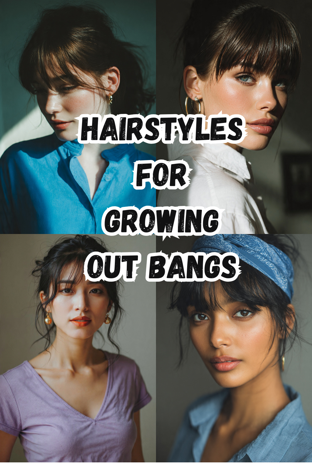 10 Hairstyles for Growing Out Bangs That Look Effortless - 2026