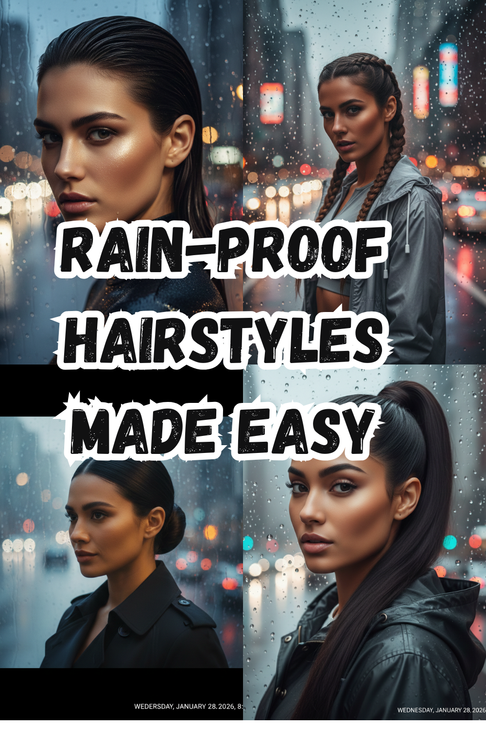 10 Easy Rain-Proof Hairstyles That Stay Chic in Any Weather - 2026