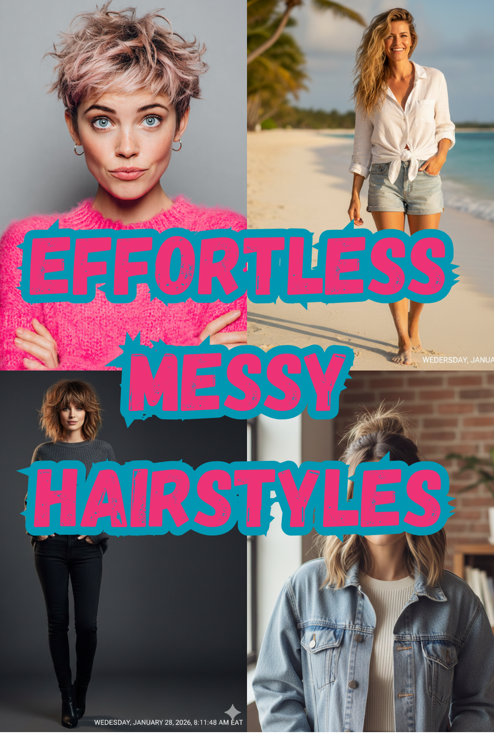 10 Cute Messy Hairstyles That Look Effortless and Stylish - 2026